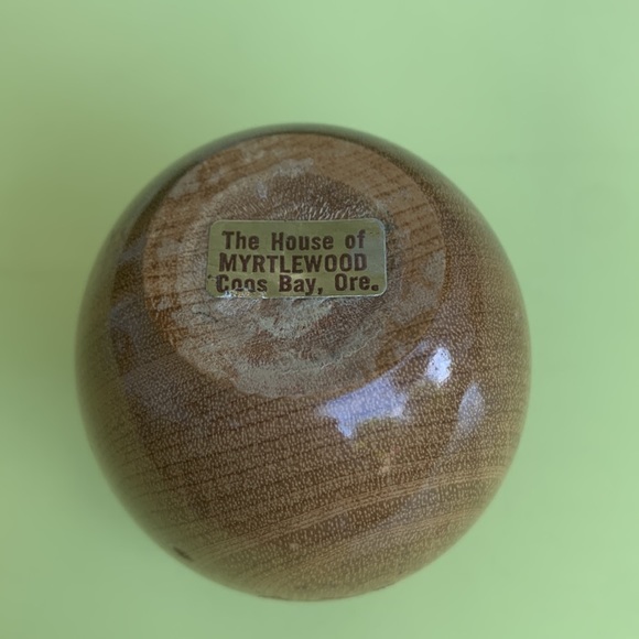 Vintage | Accents | Vintage Turned Myrtlewood Vase House Of Coos Bay ...